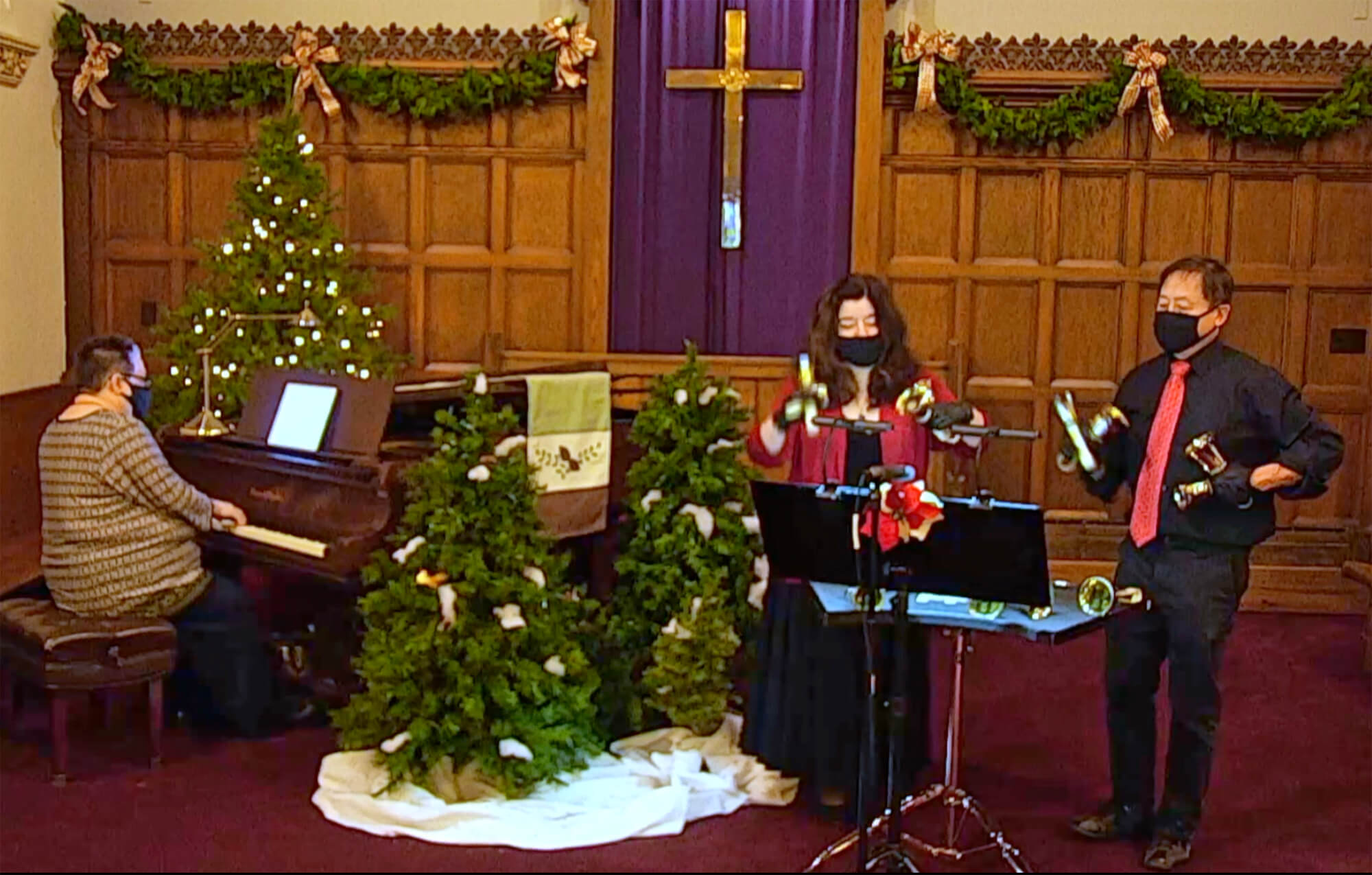 Handbell Performances in a Quiet Holiday Season | Larry and Carla